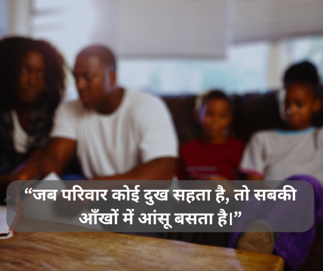 35+ Happy Family Quotes in Hindi | Blessed Family Quotes | फैमिली कोट्स ...