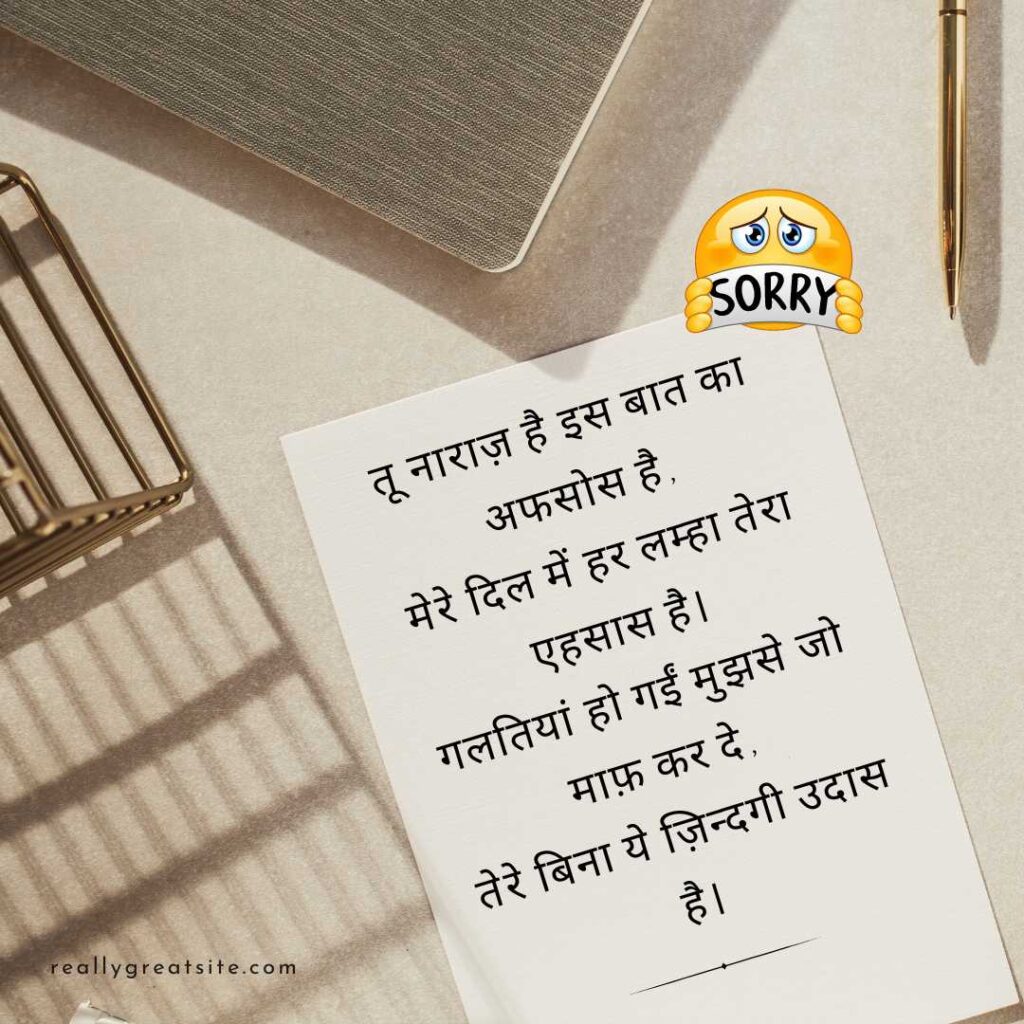 48+ Sorry Shayari in Hindi | Sorry Shayari for Best Friend in Hindi ...