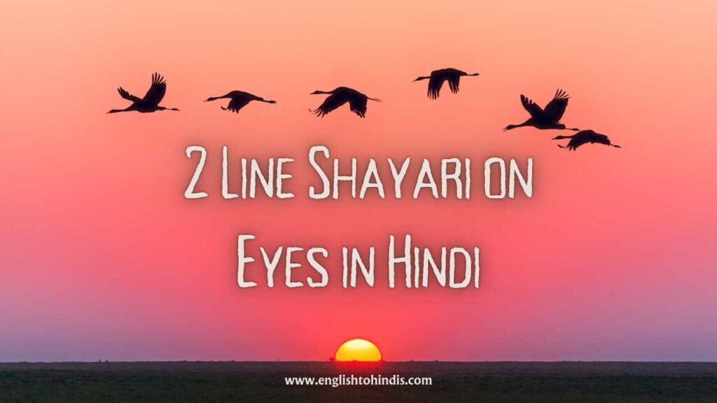 2 Line Shayari on Eyes in Hindi | Aankhen Shayari | खूबसूरत आँखों पर 2 ...